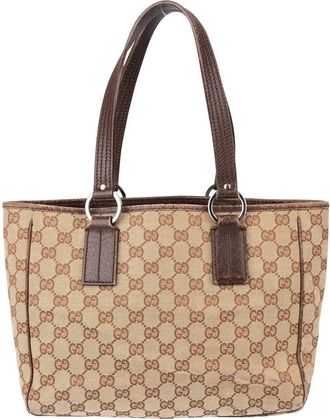 Gucci Crossbody Bags - Gucci GG Monogram Handbag - Gr. unisize - in Braun - für Damen