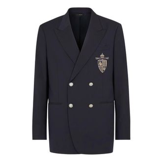 Fendi Herren, Jacken, Blau, LGröße