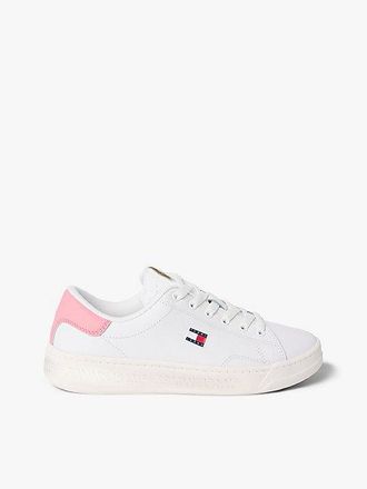 Tommy Hilfiger Baskets en cuir m&eacute;lang&eacute; &agrave; logo en relief