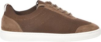 Baldinini Homme, Chaussures, Brun, Taille: 42 1/2 EU Baskets en su&egrave;de perfor&eacute; et tissu