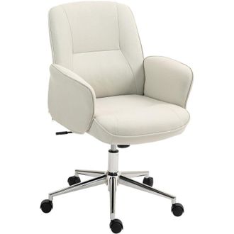 Vinsetto Vinsetto - B&uuml;rostuhl mit Wippfunktion Schreibtischstuhl h&ouml;henverstellbarer Drehstuhl ergonomischer Arbeitsstuhl modern Belastbar bis 120 kg