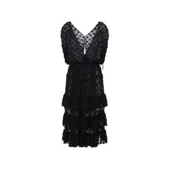 Dries Van Noten Femme, Robes, Noir, Taille: 40 FR Dally Dress