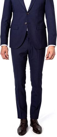 Joop Herren Hose blau Wolle