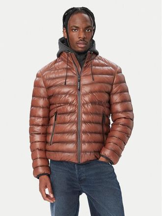 Milestone Lederjacke MSHarvey 631068 60905 Braun Regular Fit