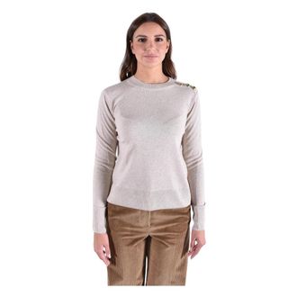 Barbour Gestreifter Strickpullover - - Knitwear - Damen - Beige - XS