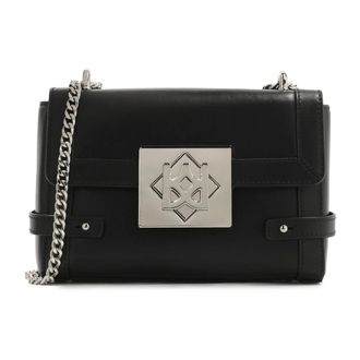Kazar Schwarze Lederkettentasche mit stabiler Konstruktion - - Bags - Damen - Schwarzk - ONE SIZE
