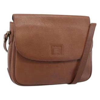 Burberry Pre-owned Vintage Leder Schultertasche - - Pre-owned - Damen - Braun - ONE SIZE