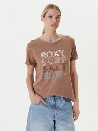 Roxy T-Shirt ERJZT06024 Braun Regular Fit