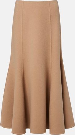 Gabriela Hearst Jupe midi Patterson en cachemire