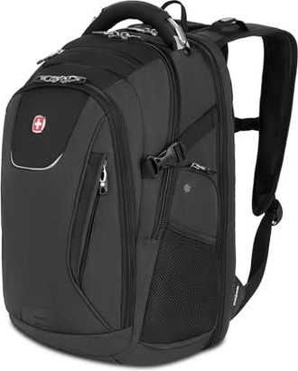 SwissGear Travel Gear Laptoplaptop Sac à dos pour ordinateur portable pour homme, gris, L