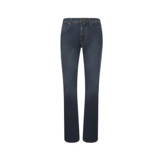 Jacob Cohen Jean Bard Coupe Ajust&eacute;e - Homme - Jeans - Bleu - Taille: W32