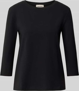 Max Mara Regular Fit 3/4-Shirt aus Baumwoll-Mix Modell MULTIA