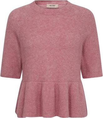 Mos Mosh MOS Mosh, Femme, Pulls, Rose, Taille: 38 FR MMBouch O-neck Knit