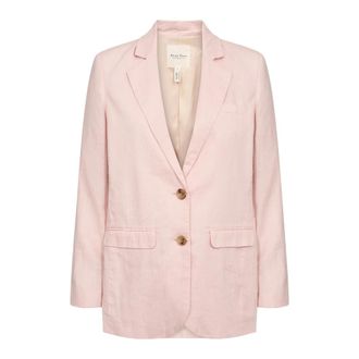 Part Two Lotus Leinenjacke mit V-Ausschnitt - - Jackets - Damen - Rosa - L