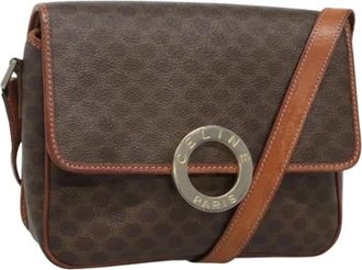 Celine Pre-owned Cuir sacs-celine - Femme - Pre-owned - Brun - Taille: ONE Size
