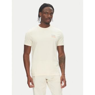 Mustang Jeans Mustang T-Shirt Austin 1016502 Beige Regular Fit