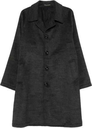 Luigi Bianchi Mantova manteau en laine à boutonnière - Gris