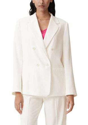 Comma Damen 60.2.61.15.152.2132089 Blazer, 0100 wei&szlig;, 38