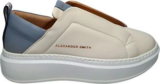 Alexander Smith Femme, Chaussures, Blanc, Taille: 40 EU Baskets Pelle
