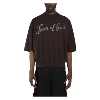 Fear of God Homme, Sweatshirts et sweats &agrave; capuche, Brun, Taille: L SweaT-shirts