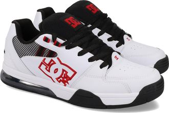 DC Vielseitiger Herren-Sneaker, Weiß/Schwarz/Rot, 40.5 EU