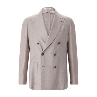 Tagliatore Gekn&ouml;pfter Blazer - - Jackets - Herren - Braun - 2XL