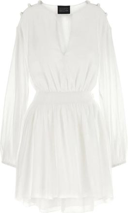 Giovanni Bedin Femme, Robes, Blanc, Taille: 34 FR Mini-robe