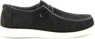 UOMO Design Mocassins Homme Décontractés en Toile, Légers, Confortables Slip-on Souples avec Semelle Confort - Denis (S Gris foncé, 44)