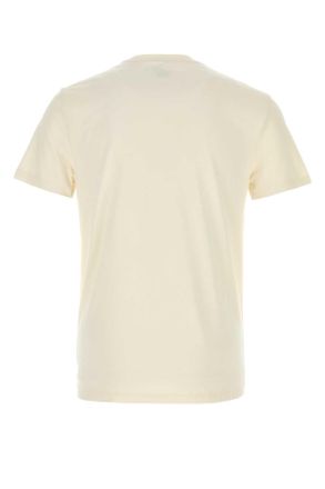 Polo Ralph Lauren Mens Logo-Embroidered Cotton T-Shirt Beige