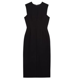 Ted Baker Schwarzes, Tailliertes Midikleid Von Ted Baker Manabdl