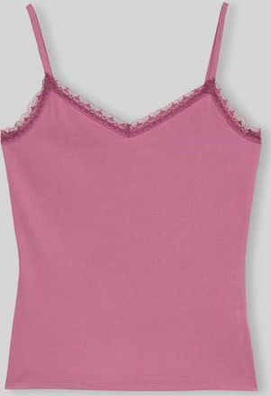 Tom Tailor Denim Slim Fit Top aus Baumwoll-Mix