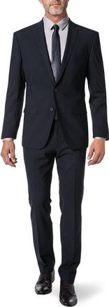 Roy Robson Herren Anzug blau Schurwolle