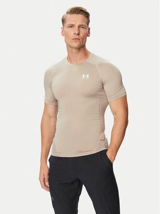Under Armour Technisches T-Shirt Ua HeatGear Armour 1361518 Beige Slim Fit