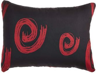 Bonamaison Le Jardin du Lin Kissenbezug Zierkissenbezug Rot-Schwarz Kissenbezug, Für Bett, Auto, Sofa, Haus, Wohnzimmer, Schlafzimmer, Dekoration, 45x60 Cm - Ent