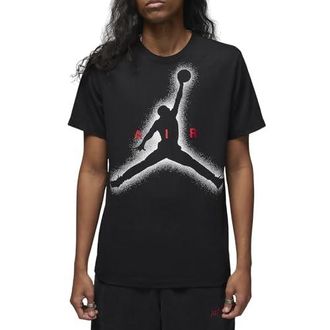 Nike Nike Air Jordan Large Graphic T-Shirt Mens Black DV8420-(Large) - Tee Shirt Homme Marque V&ecirc;tements Sportswear Manches Longues Running Football Maillot