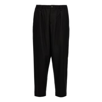 Marni Tropische Woll-Cropped-Hose - - Trousers - Herren - Schwarzk - XL