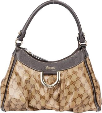 Gucci Crossbody Bags - Gucci GG Canvas Monogram Abbey Handbag - Gr. unisize - in Braun - f&uuml;r Damen