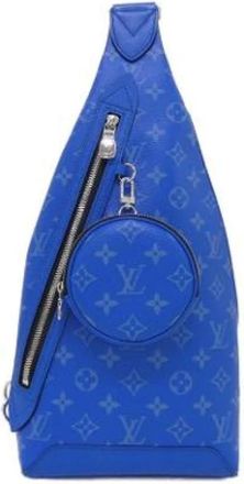 Louis Vuitton Sac bandouli&egrave;re vintage doccasion - Homme - Pre-owned - Bleu - Taille: ONE Size