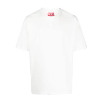 Diesel T-Adjust Bigoval T-shirt - - Tops - Herren - Wei&szlig; - S