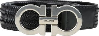 Ferragamo Ceinture Stretch Gancini - Homme - Accessoires - Noir - Taille: 105 CM