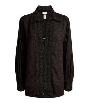 Evarae Lorna Linen Blouse Size M