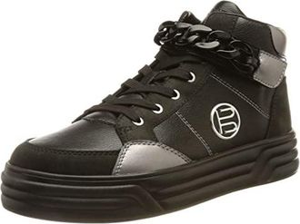 Bagatt Femme Bleu Bottes avec Doublure Froide, Noir métallisé, 41 EU