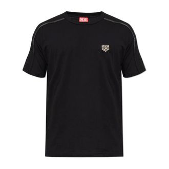 Diesel Homme, Tops, Noir, Taille: M T-Chemises