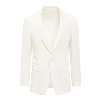 Etro Homme, Costumes, Blanc, Taille: XL Blazer Tailleur Crois&eacute;
