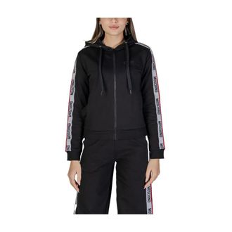 Moschino Schwarzer Baumwollpullover Herbst/Winter Kollektion - - Sweatshirts & Hoodies - Damen - Schwarzk - M