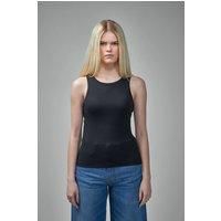 Ganni Soft Cotton Rib Tank Top