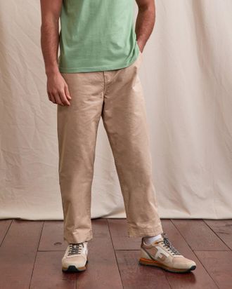 Faguo Pantalon chino taupe
