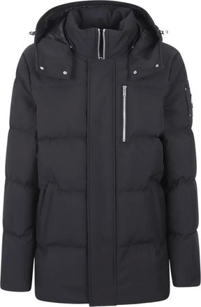 Moose Knuckles Homme, Vestes, Noir, Taille: XL Veste 3Q Cloud avec Bordure en Shearling