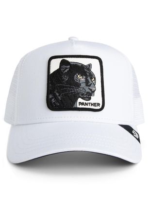 Goorin Brothers Trucker Cap Panther Blank Wei&szlig;, Size:OneSize