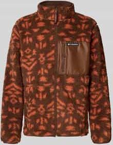 Columbia Regular Fit Jacke in Teddy-Optik mit Brusttasche